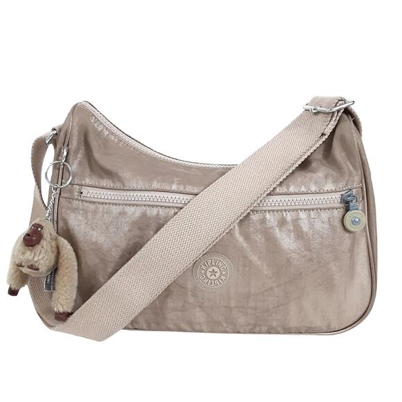 Kipling | Bags | Kipling Sally Crossbody Metallic Gold Shoulder Bag ...